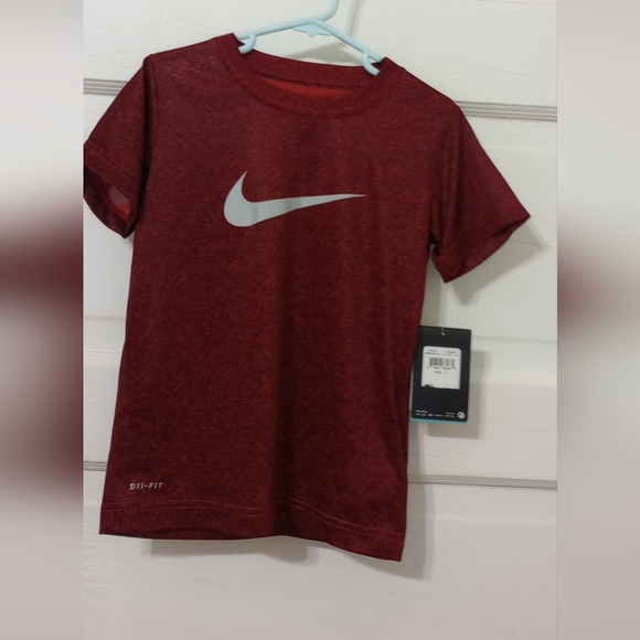 Nike | Shirts & Tops | Nike Kids Maroon Drifit Tee | Poshmark